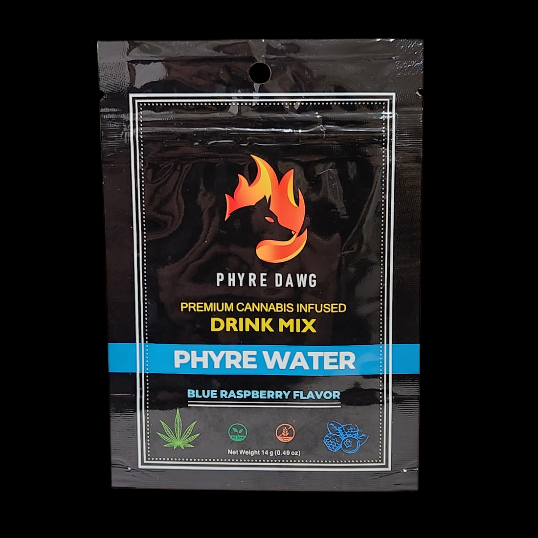 Phyre Water Blue Raspberry – Phyre Dawg™